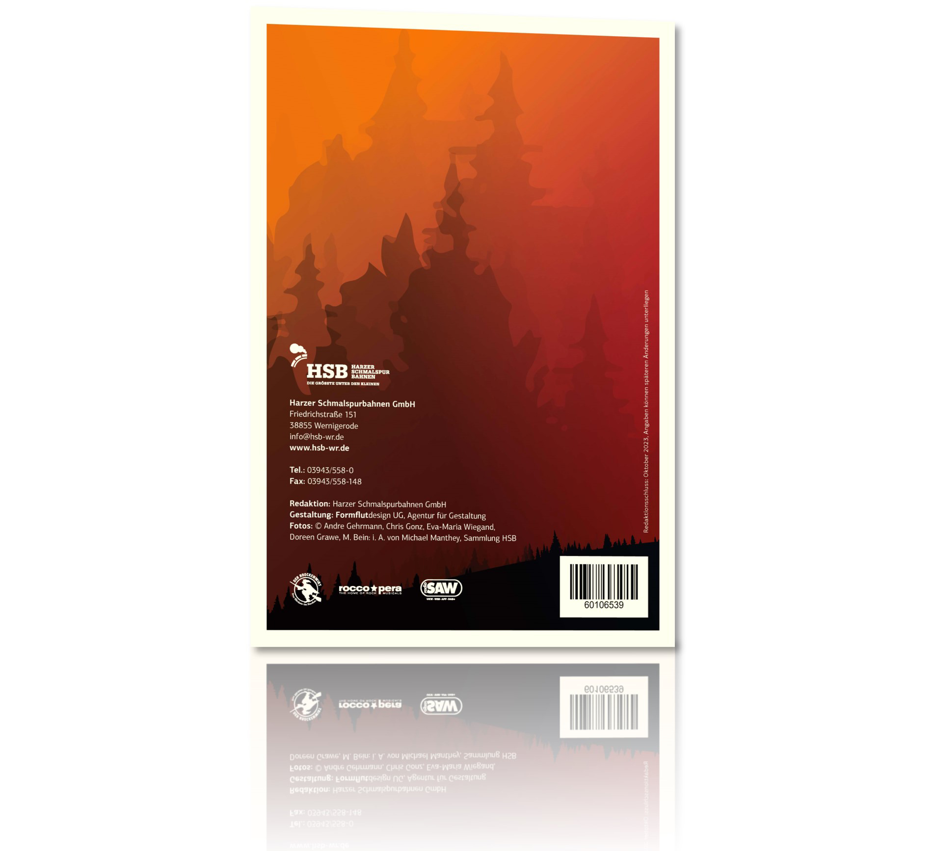 Harzer Schmalspurbahnen | Programmheft "Faust auf dem Brocken"